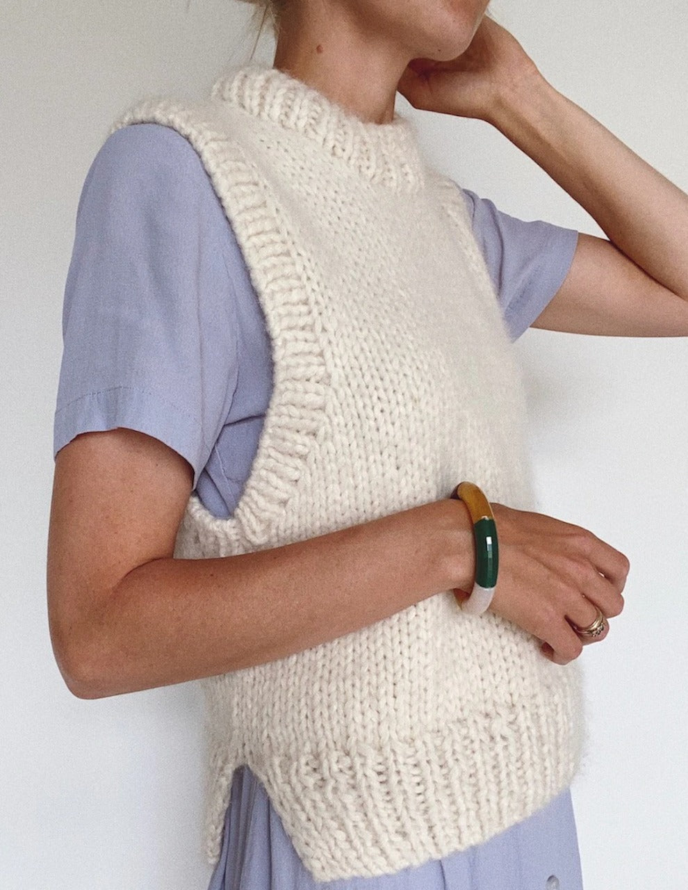 Patrón Holiday Slipover – Knit & Chain